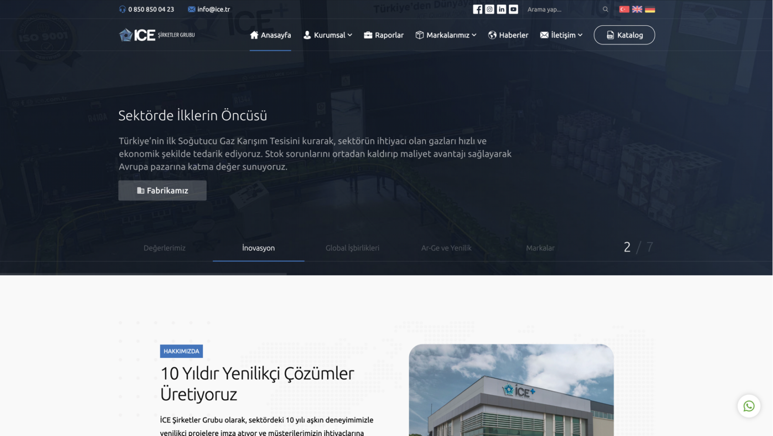 iceweb • İCE Şirketler Grubu